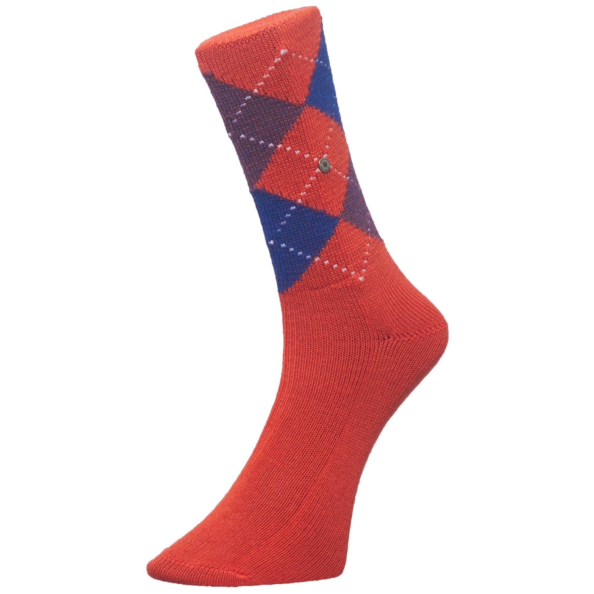 Burlington (Red) Preston Argyle Socks 24284-8315| Dandy Fellow