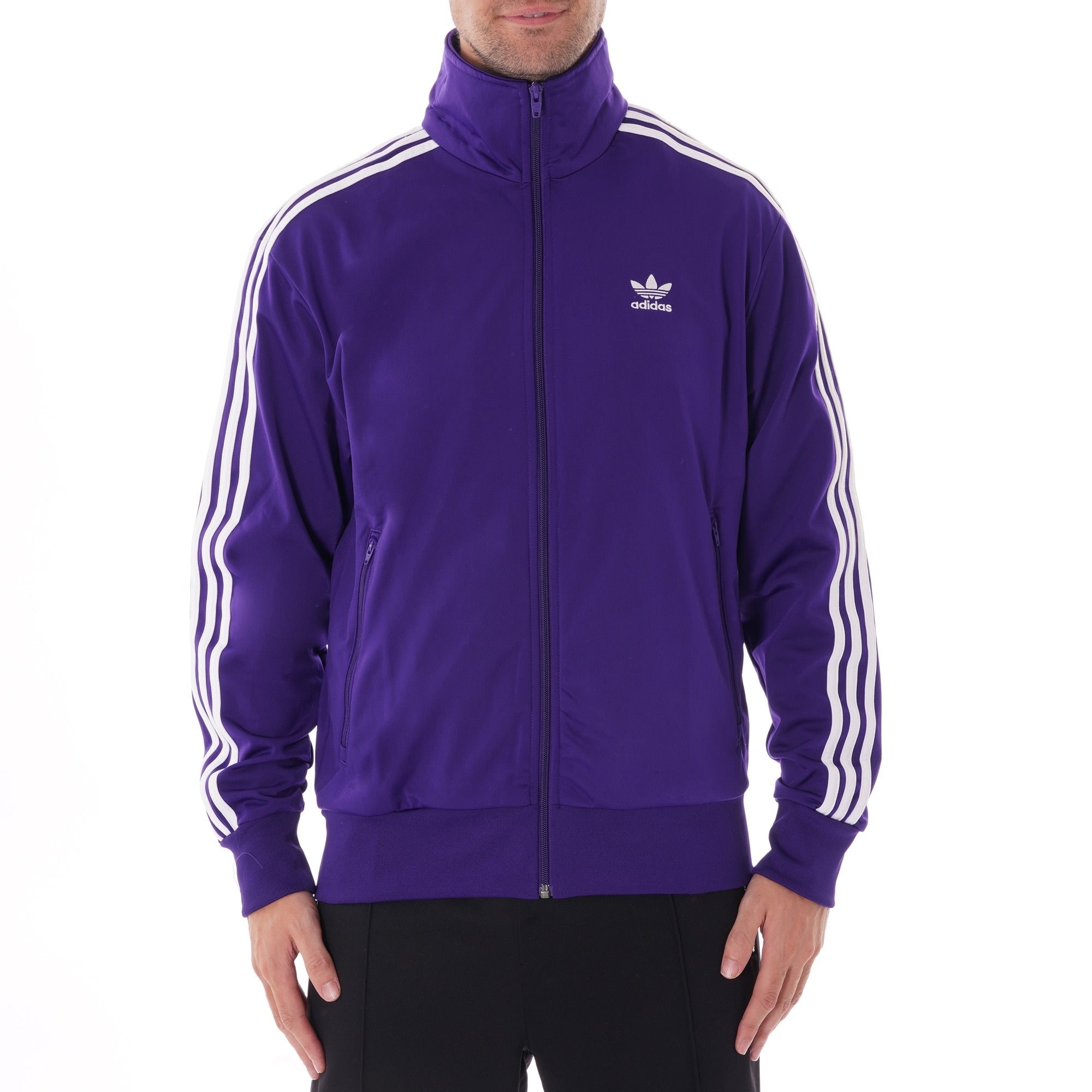 Adidas Original Firebird Track Top (Purple) at Dandy Fellow