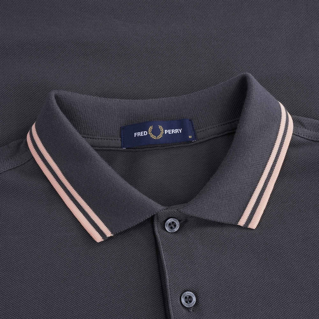 Fred Perry M3600 Twin Tipped Polo | Gunmetal | M3600-M35 – Dandy Fellow