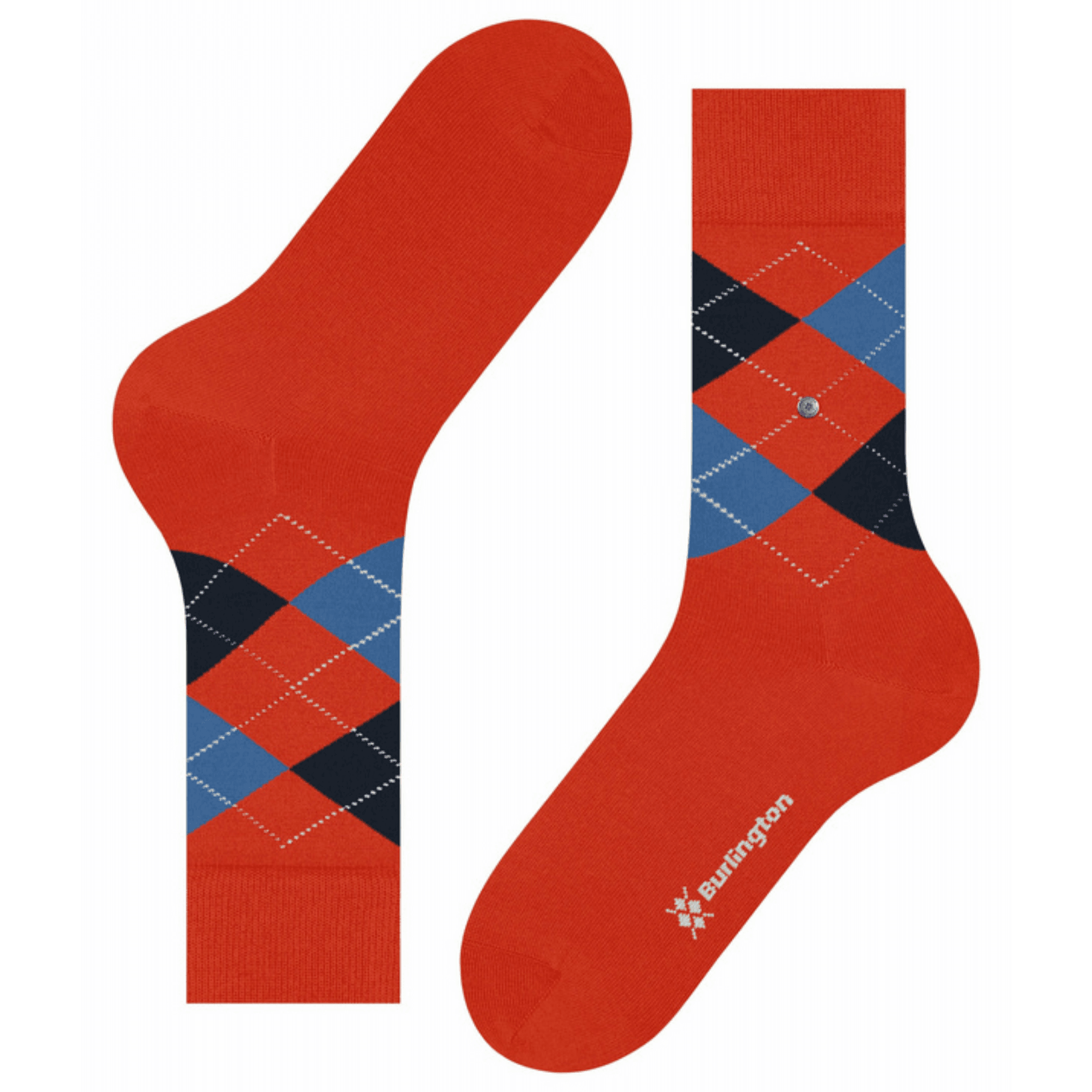 Burlington Edinburgh Socks - Orange - 21182-8417 EDINBURGH – Dandy Fellow