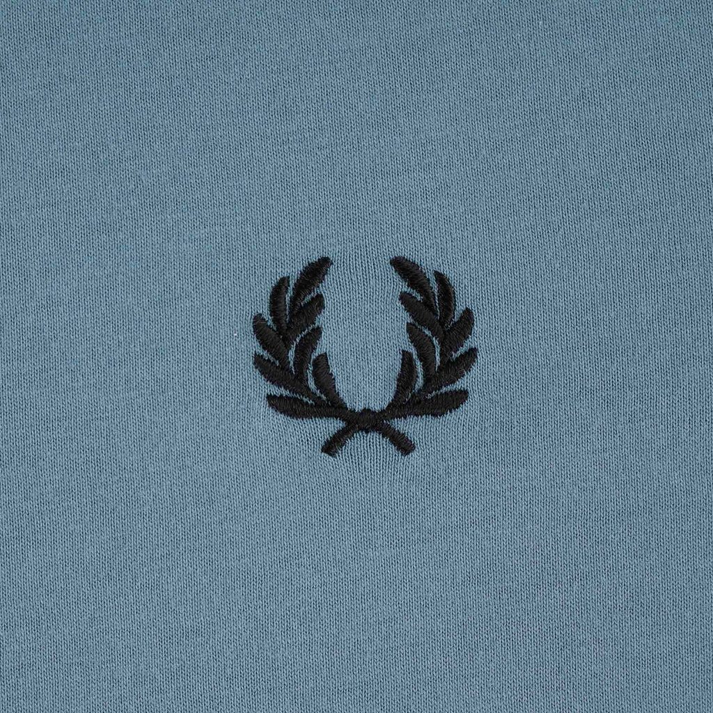 Fred Perry Taped Ringer T-Shirt - Ash Blue - M6347-P13 TAPE RINGER ...