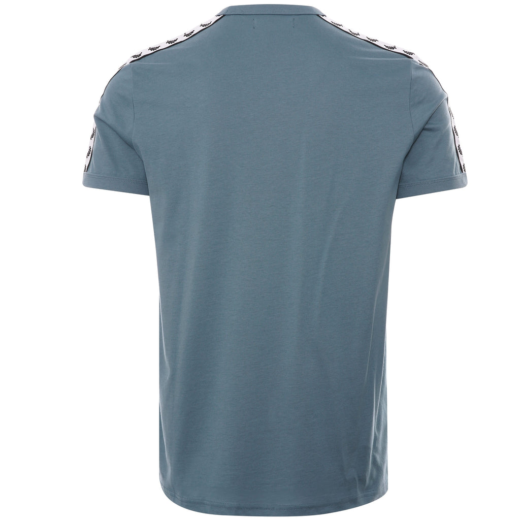 Fred Perry Taped Ringer T-Shirt - Ash Blue - M6347-P13 TAPE RINGER ...