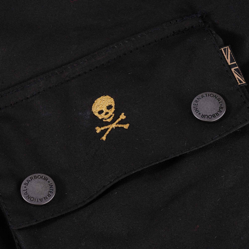 Barbour International Jack Wax Jacket - Black - MWX1994-BK INTL WAX JKT ...