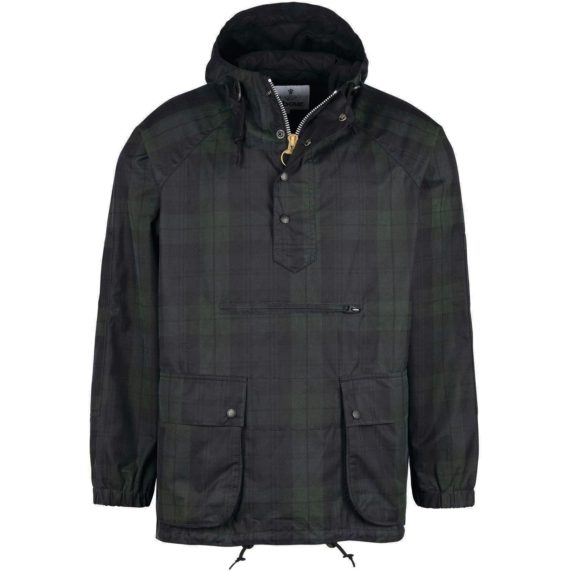 Barbour Slim Line Blackwatch Overhead Wax Jacket-MWX2040BK91 – Dandy Fellow
