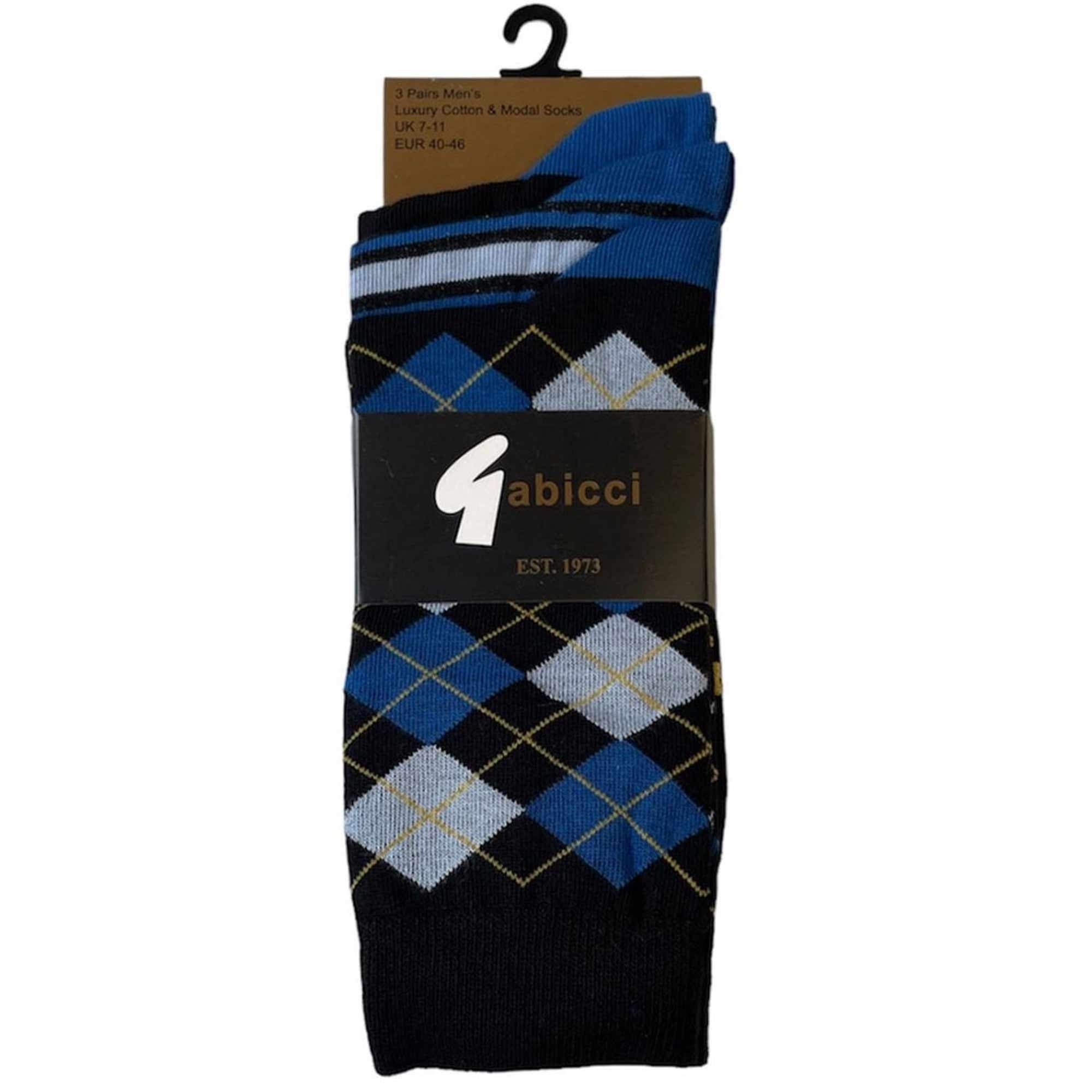 Gabicci Vintage 1973 3 Pack Socks - Black AGABS69-MUL – Dandy Fellow
