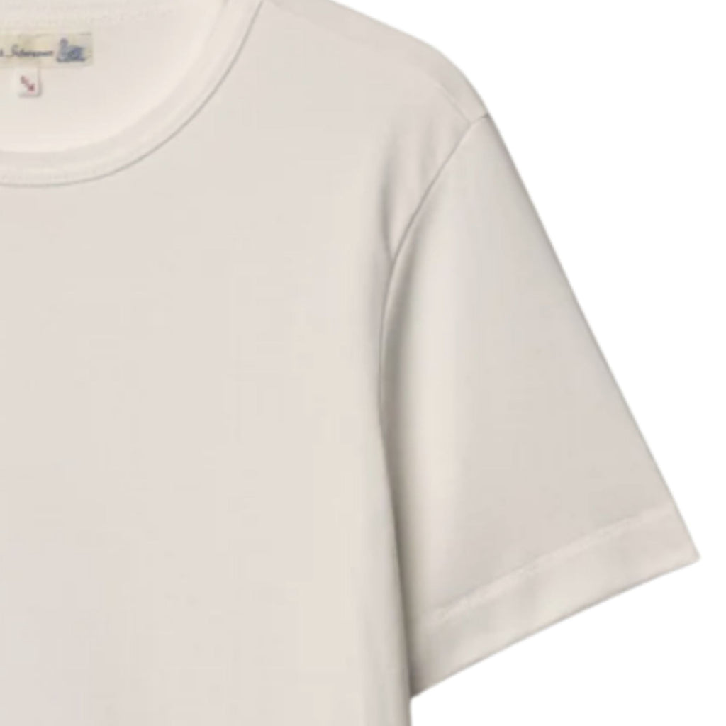 Merz b. Schwanen 2M15 Mid-Century Machine Refined Fit T-Shirt - Natural ...